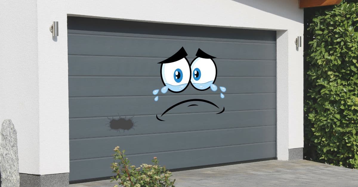 Do You Have a Dented Garage Door? Let's Try to Fix it!